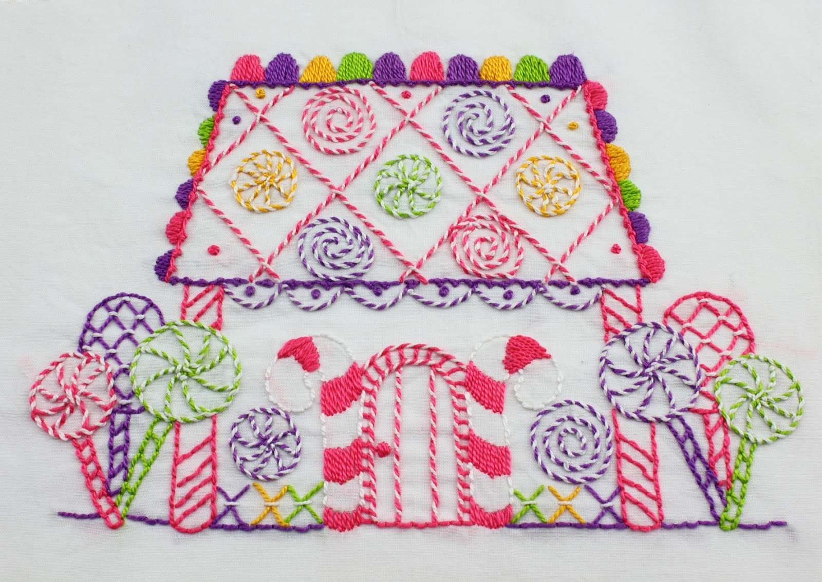 big B: Gingerbread Embroidery Finish