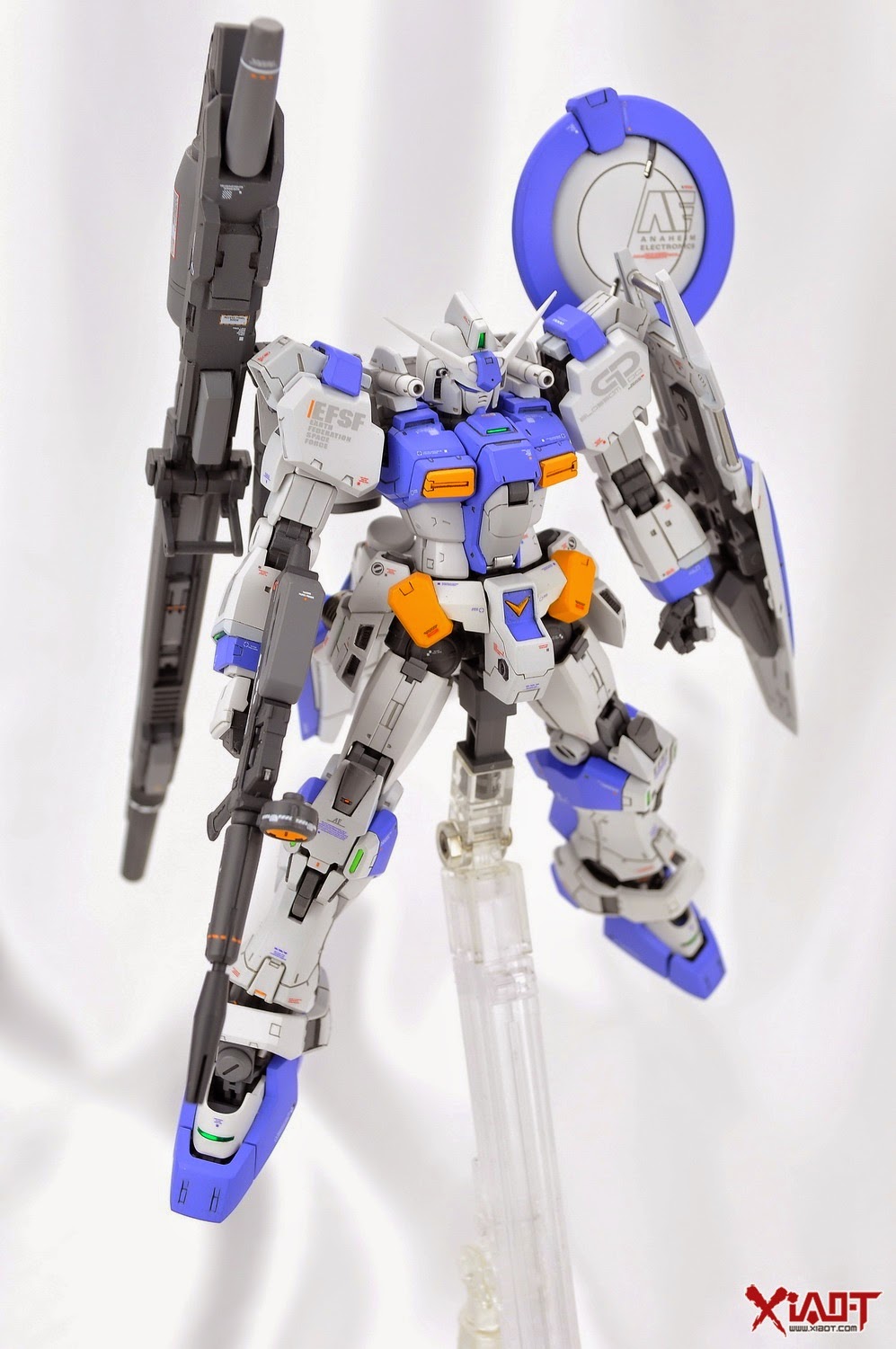 Custom Build: RG 1/144 Gundam GP01 "GP00 Blossom conversion kit"
