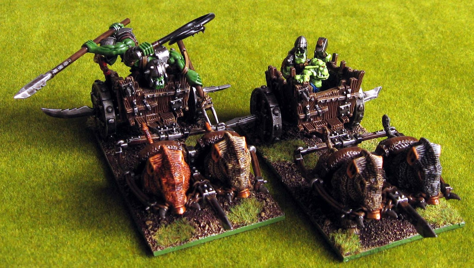 The Owl Bear's Lair: Warhammer orcs/Orchi di Warhammer