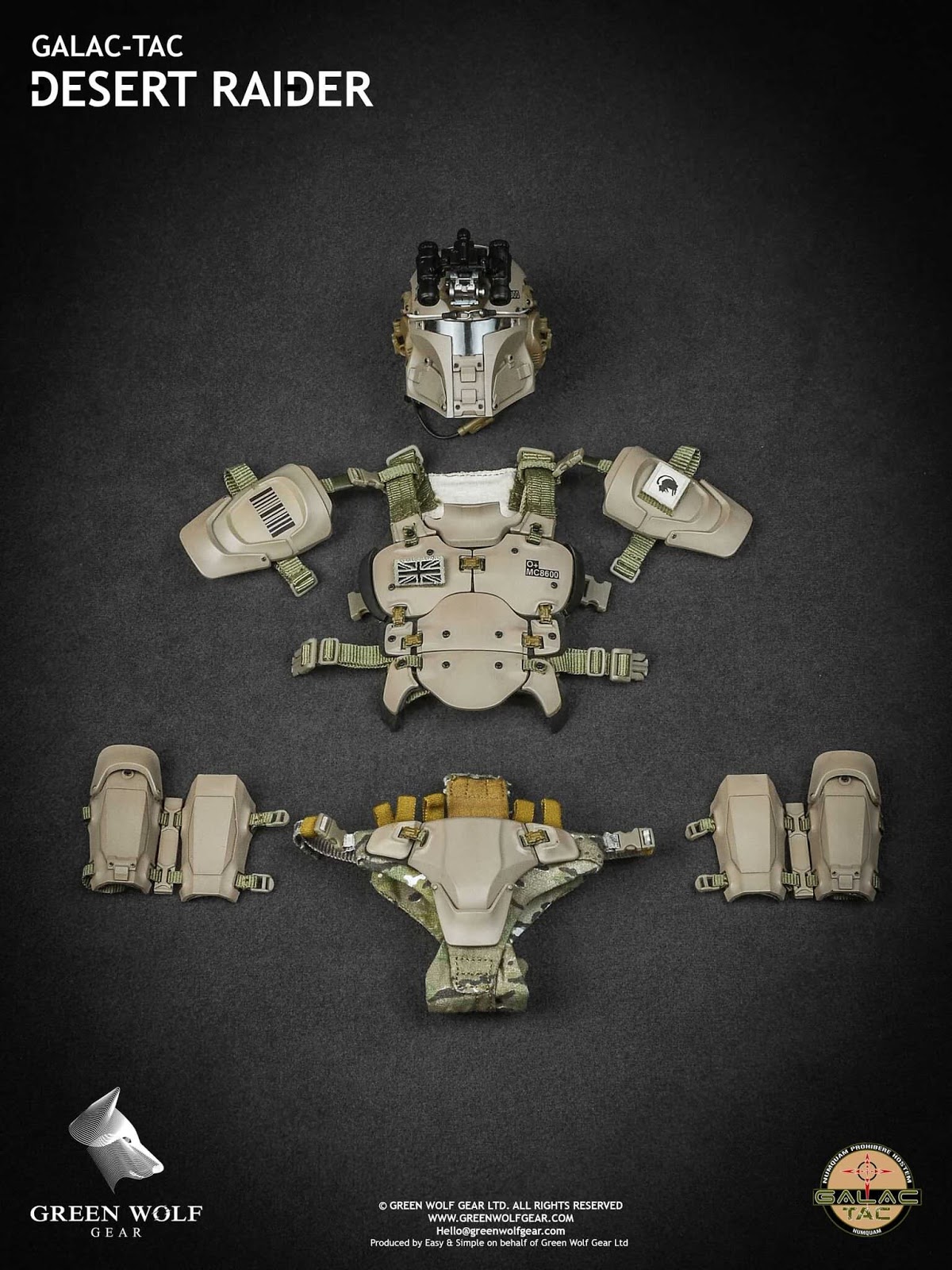 POINTBLANKTOYS.COM: Green Wolf Gear Galac-Tac Desert Raider www ...