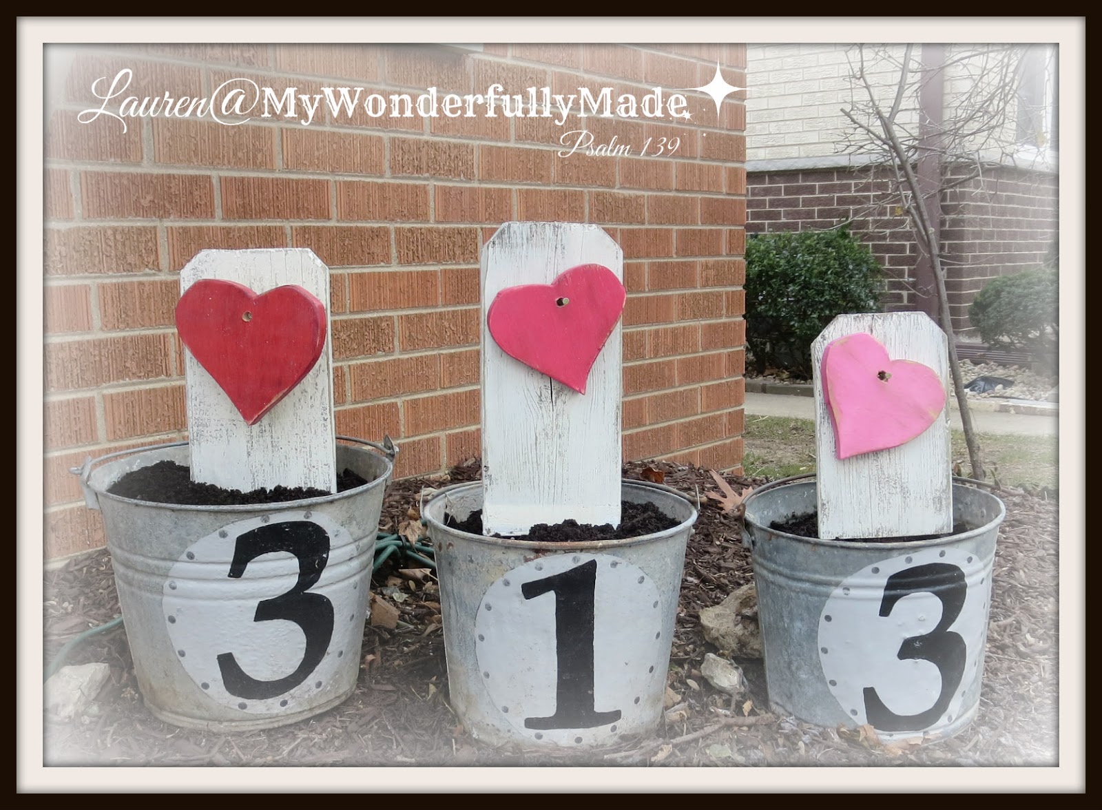 "Wonderfully Made": Multi-Season Yard Decor Signs