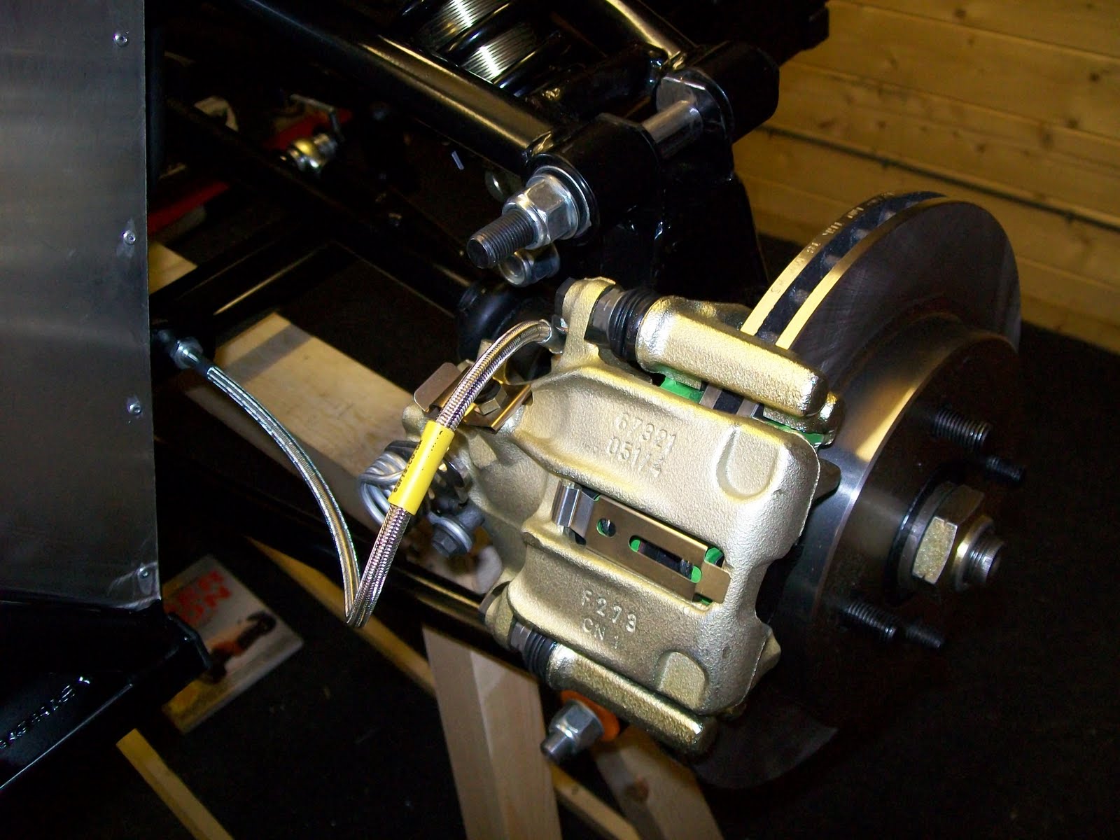 Phill`s Tiger Avon Build Diary: Rear brakes / Brake pedal plate