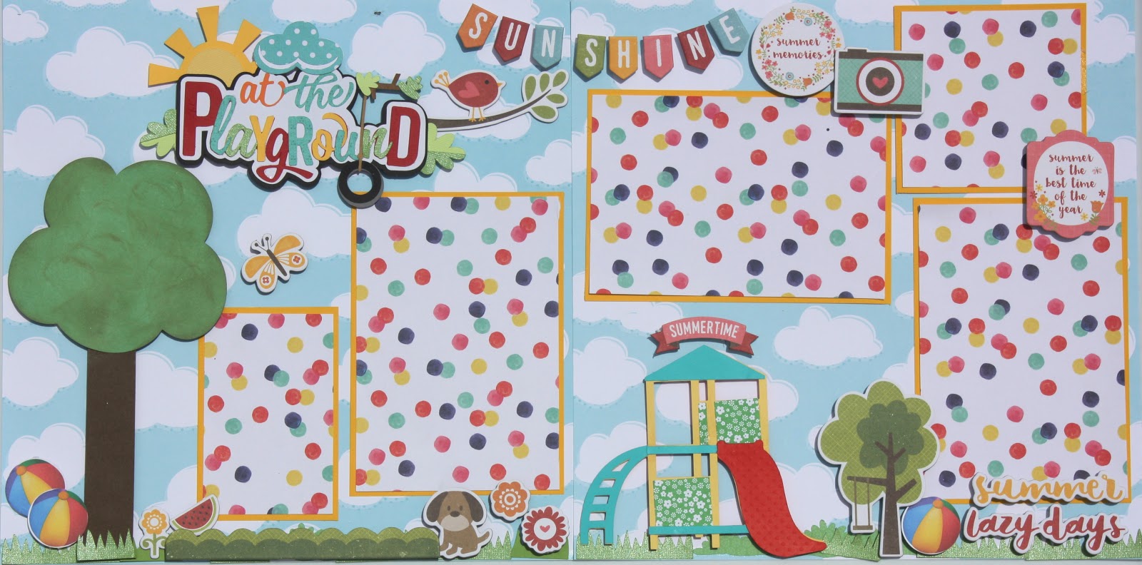 AMAZING GRACE Paper Crafts: At the Playground