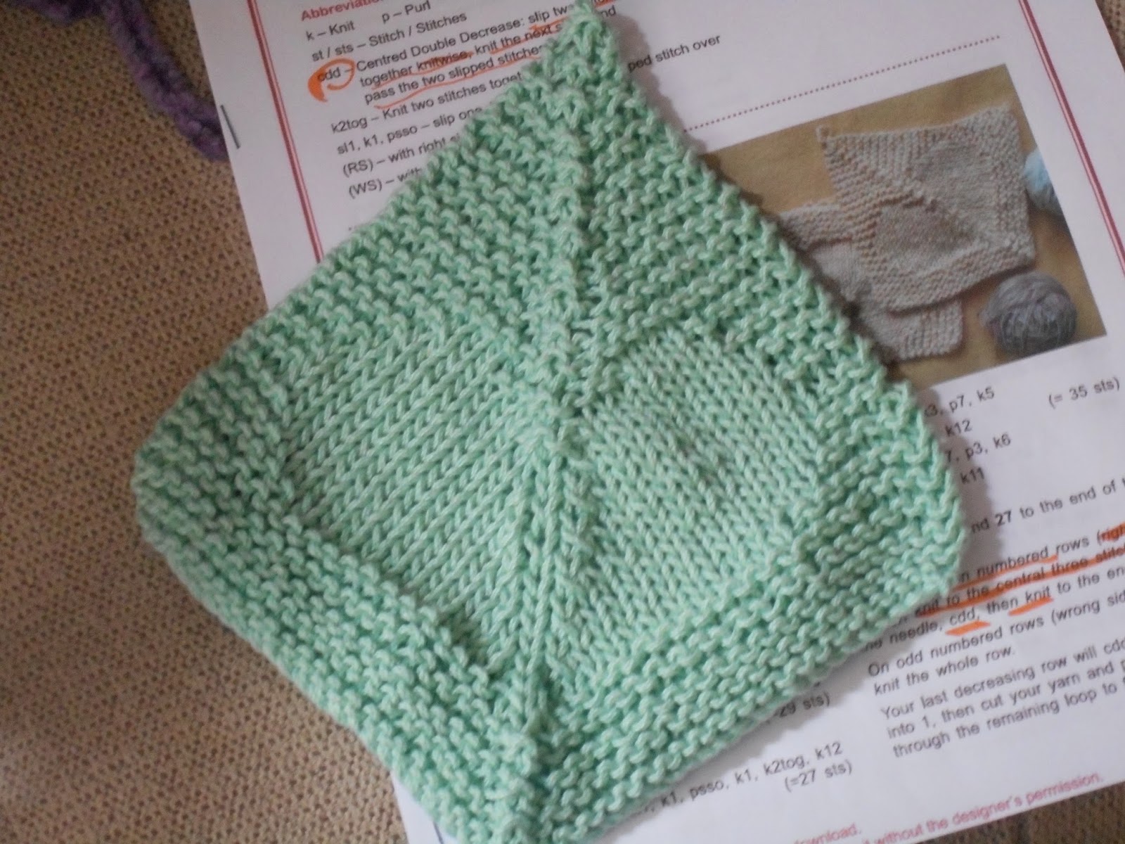 Monthly Dishcloth Overflow