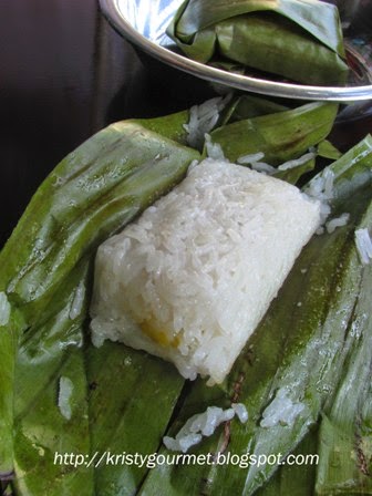 Vietnamese Steamed Banana Sticky Rice