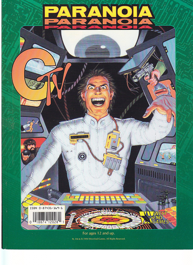 Quag Keep: Paranoia Flipbook: CTV & ParaNormal