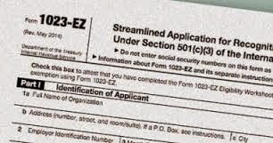 The Buzz About Taxes: Quick & Easy Non-Profit Filing: the new Form 1023-EZ