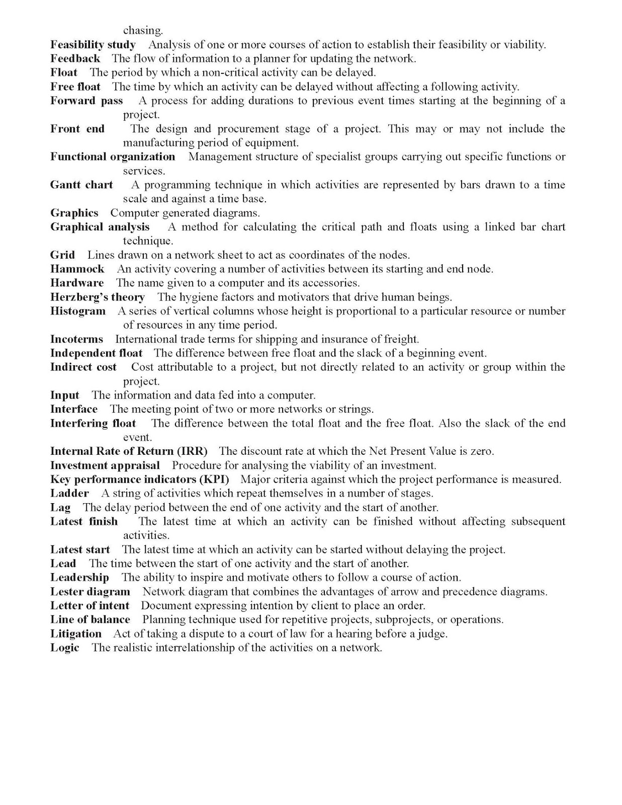 GLOSSARY and DEFINITION GLOSSARY and DEFINITION
