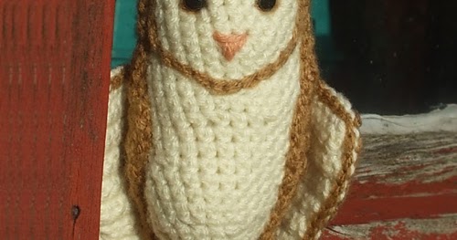 Soren the Barn Owl free crochet pattern ~ kitting viet style