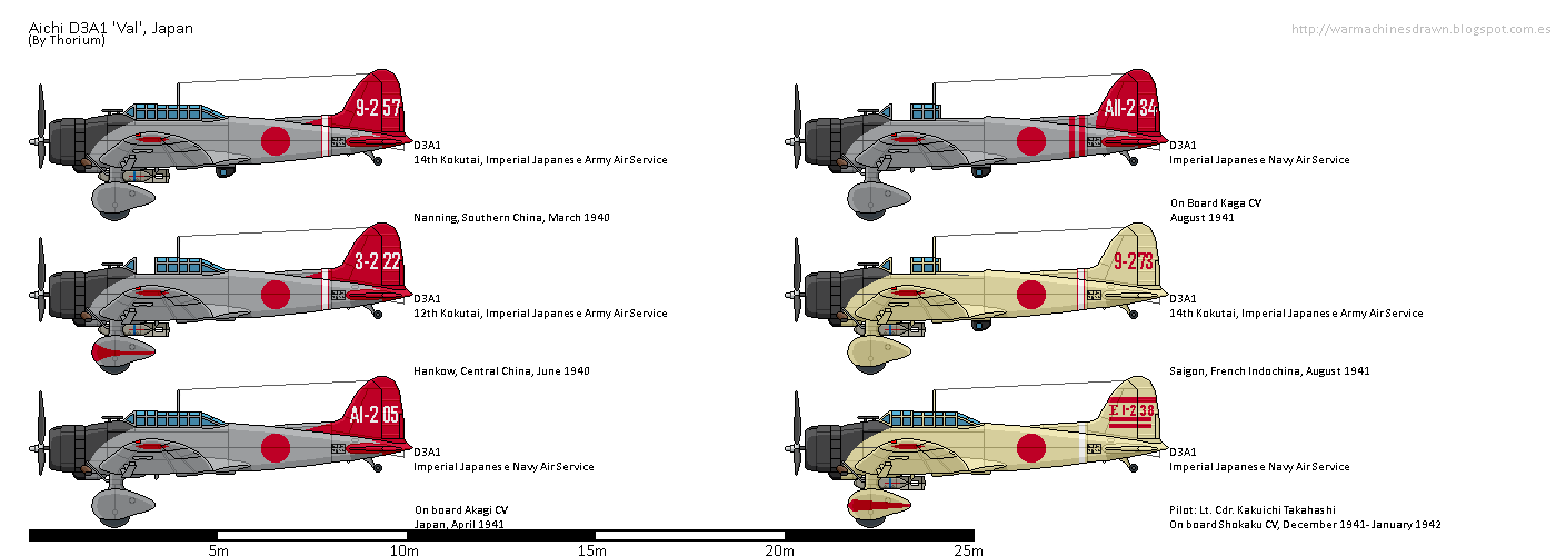 War Machines Drawn: Aichi D3A1 "Val" - Part One
