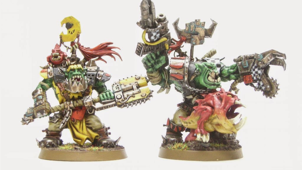 Watching Paint Dry: Ork Warboss size comparisons
