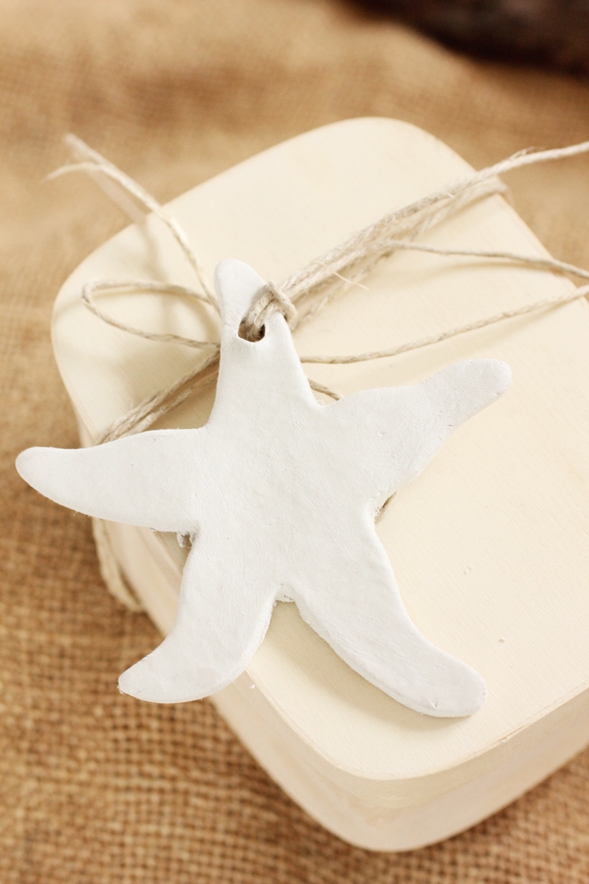 Beach House Living: White Clay Tags, Ornaments and Wedding Favors ...