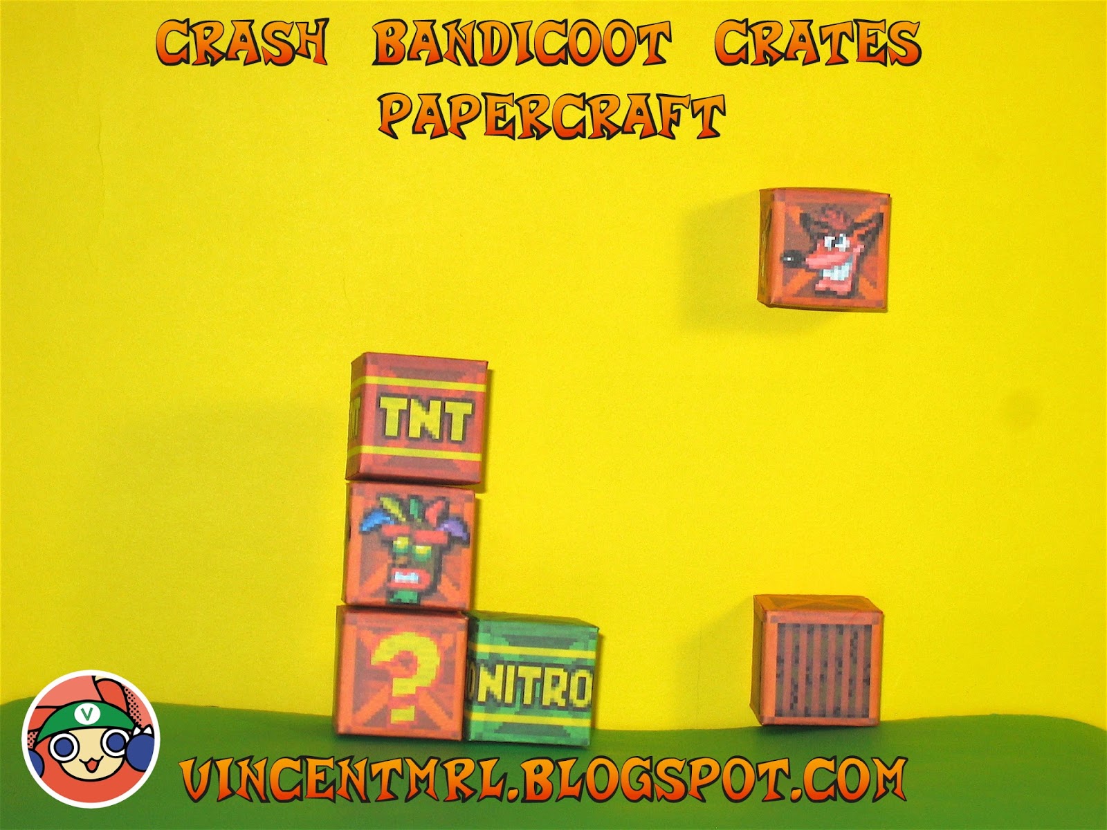 Vincentmrl's Papercraft Blog: Crash Bandicoot Series Crates