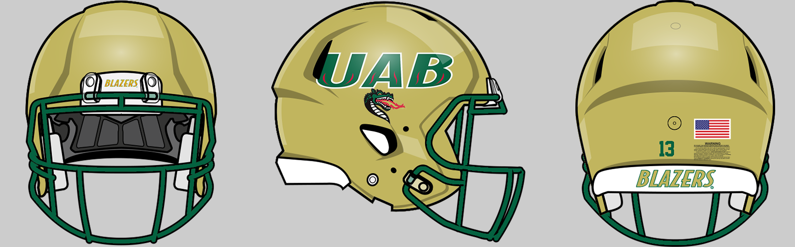 UAB Football Uniform Tracker: Helmet History