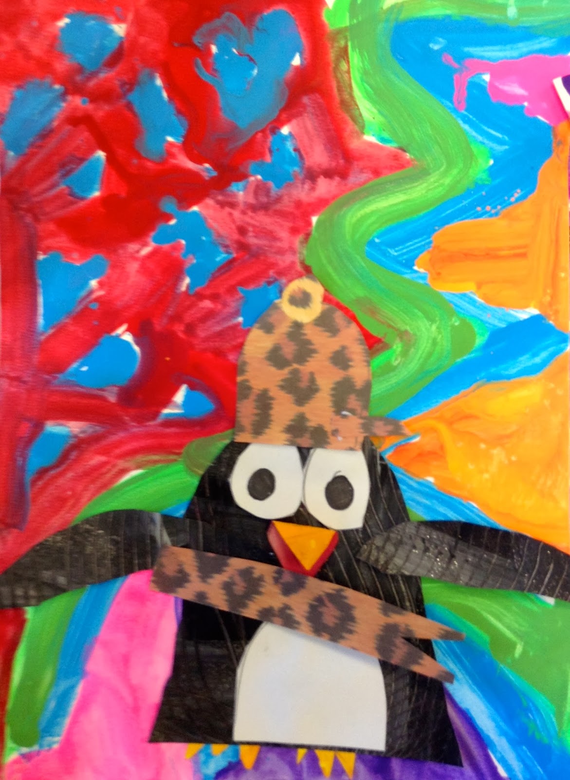 Art. Eat. Tie Dye. Repeat.: 1st Grade Funky Penguins