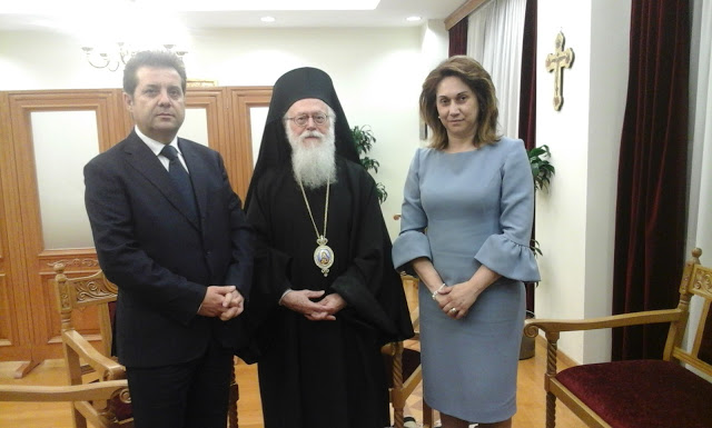 ΠΙΕΡΙΚΗ : Ο ΠΡΟΕΔΡΟΣ κ. ΔΙΟΝΥΣΗΣ ΠΑΣΧΑΛΗΣ ΜΕ ΤΟΝ ΑΡΧΙΕΠΙΣΚΟΠΟ ΤΙΡΑΝΩΝ ...