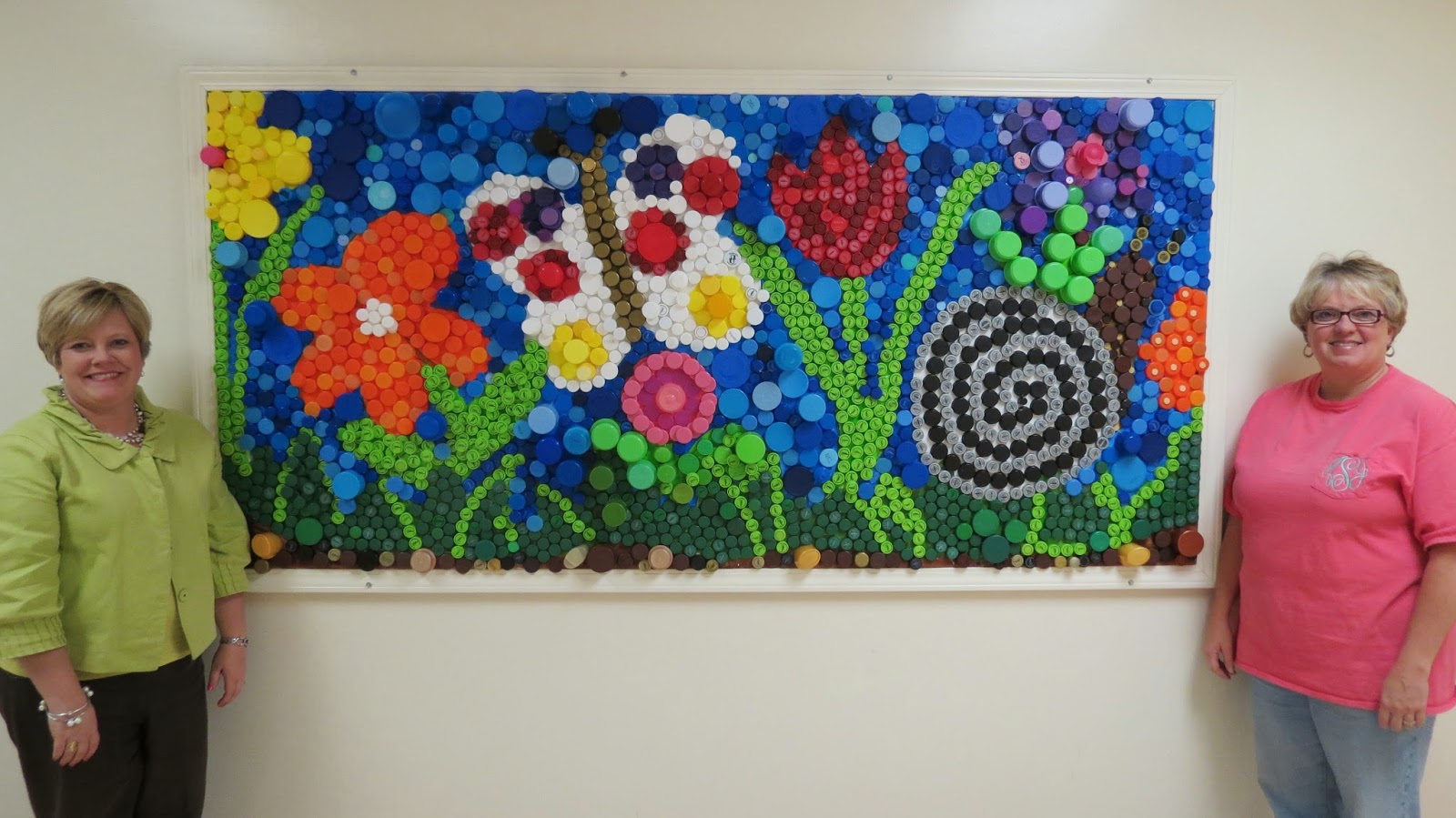 AESGATE: Recycled Bottle Cap Art