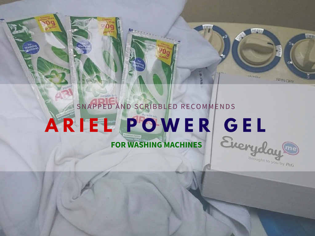 Ariel Power Gel For Washing Machines - Snapped and Scribbled