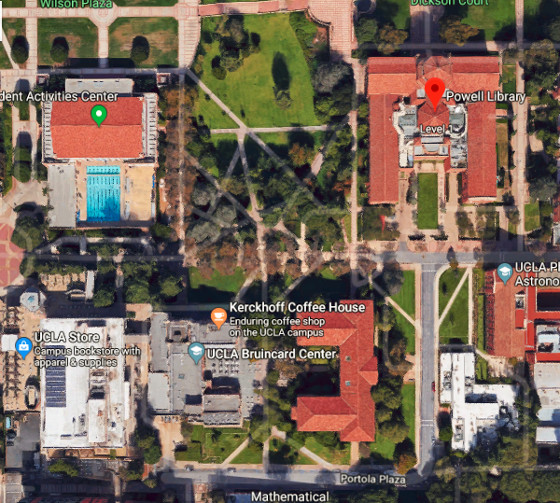 Travel for a Purpose: UCLA Campus around Election Walk Area