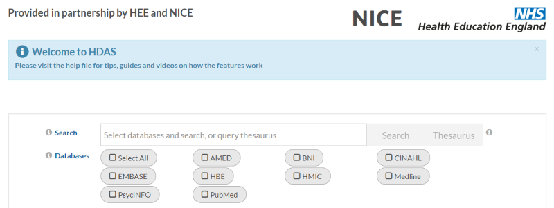 Check Your Saved Searches - NHS Databases Content Changes April 2019