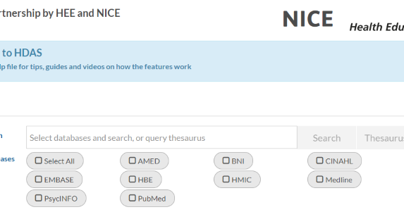 Check Your Saved Searches - NHS Databases Content Changes April 2019