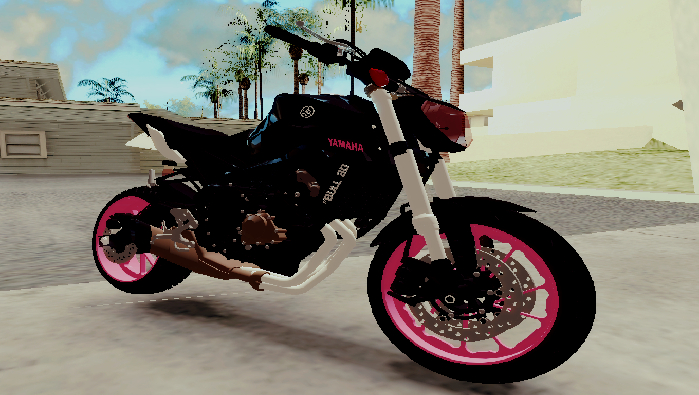 GTA San Andreas Mods: GTA SA - YAMAHA MT 09 ROSA SB