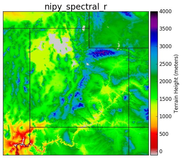 Brian Blaylock's Python Blog: python colormaps