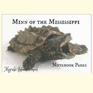 Meraki Homeschool: Minn of the Mississippi Lap-Note Study