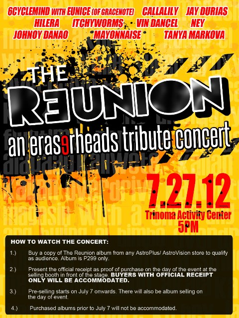 Pinoy rock bands unite in one stage for “The Reunion: An Eraserheads ...