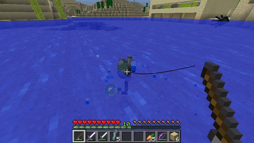 Mini Tutorial Minecraft : Cómo pescar