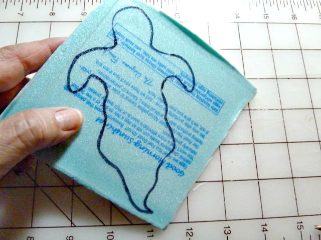 Make it easy crafts: Simple to make glow in the dark ghost magnet