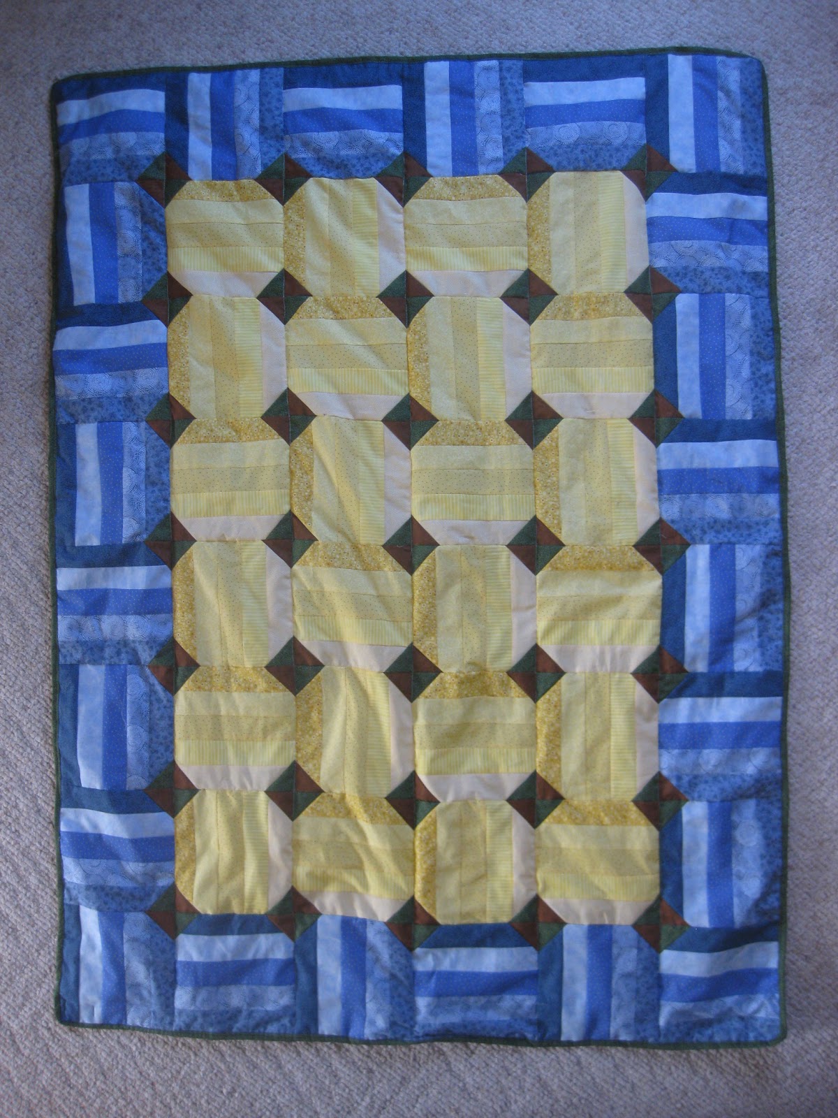 That's Sew Julie: Squared Stripe Quilt - With Pattern