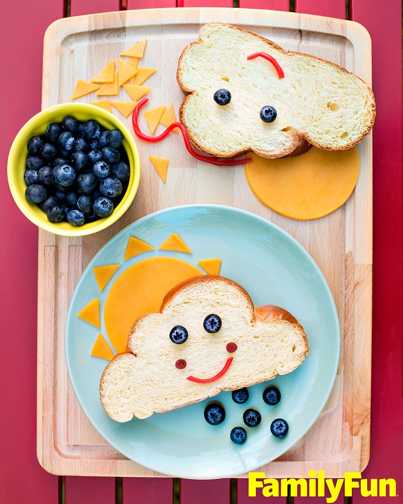 Fun Snack For Kids: Weather Report Sandwich | Pieces of a Mom