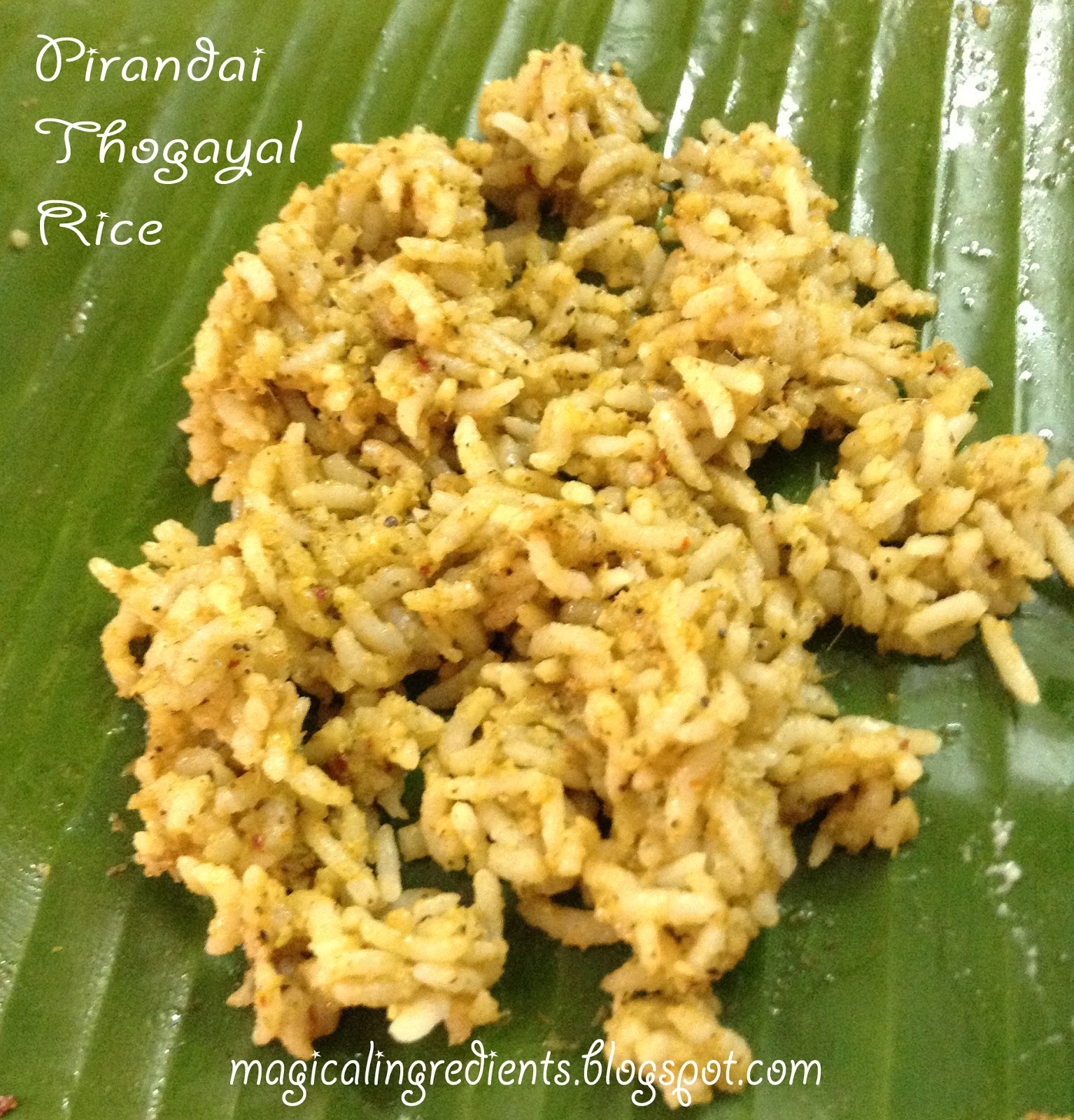 Pirandai Thogayal - Magical Ingredients
