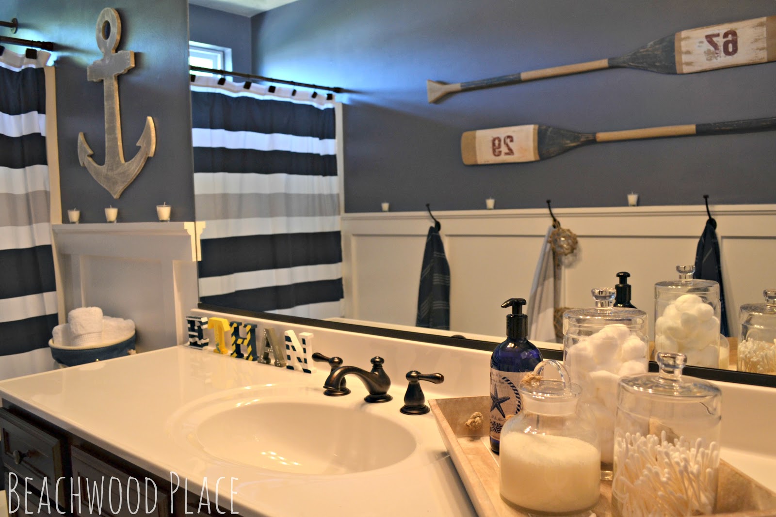Beachwood Place: A Nautical Bathroom Retreat!