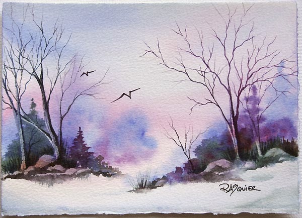 The Rita's Art Blog: Chilly Day Painting