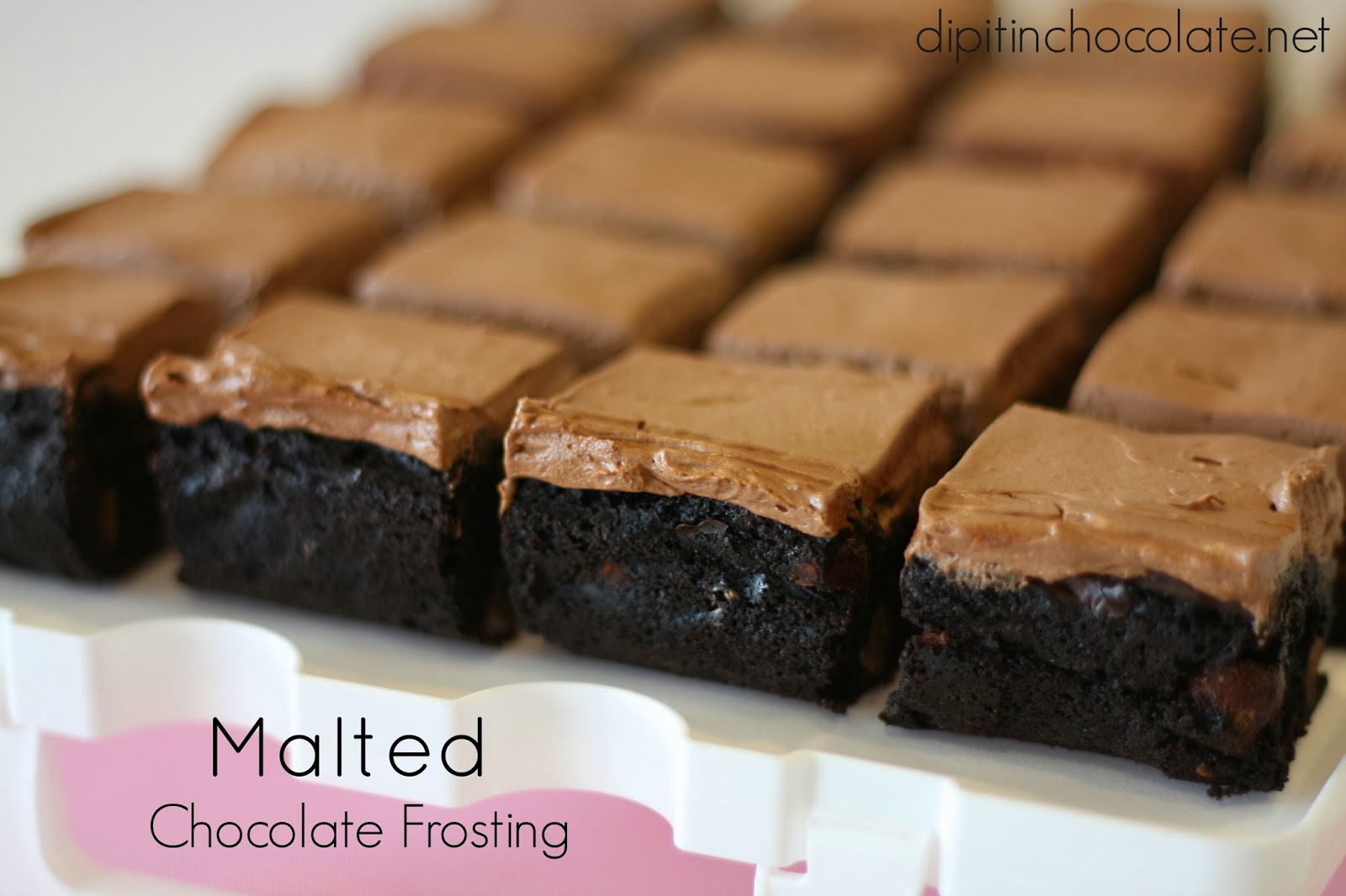 Malted Chocolate Frosting ~ Dip it in Chocolate