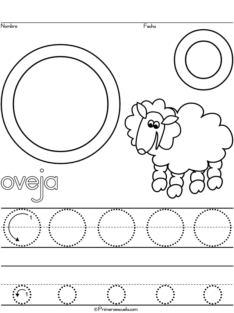 Actividades De La Letra O