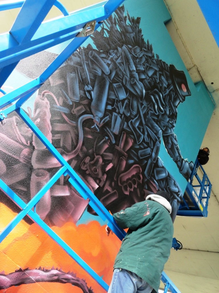 EL NINO 76 - DEMOS X URBANA BRUSSELS Art on Train