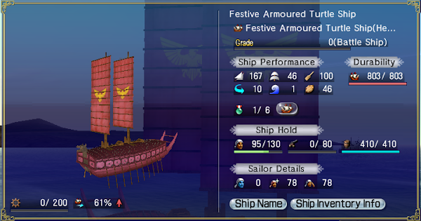 Festive Armoured Turtle Ship