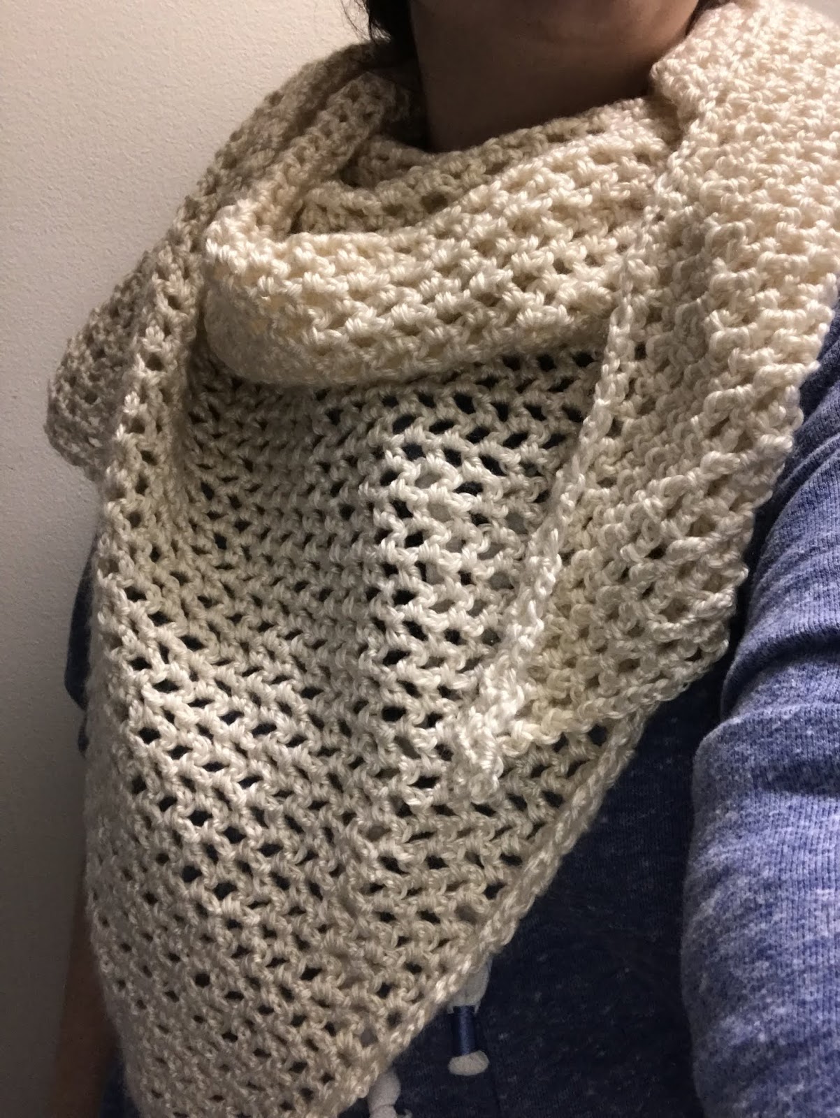 Free pattern for simple shawl