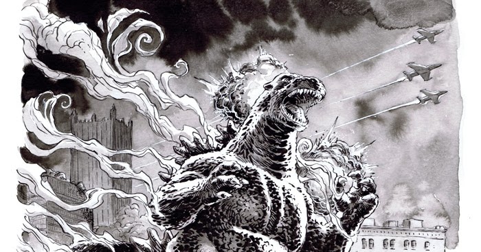 DaveDrawsComics: The Blog!: Godzilla stomps Pittsburgh