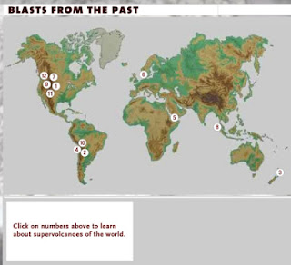 Warren Sparrow: Supervolcanoes around the world