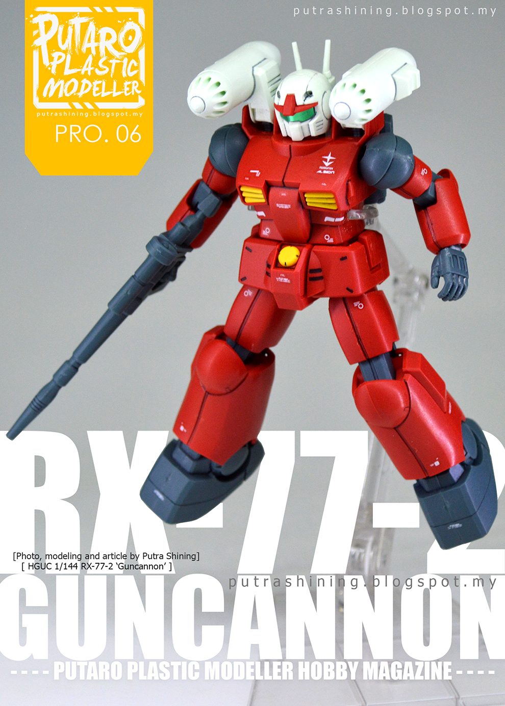 1/144 HGUC RX-77-2 GUNCANNON by Putra Shining