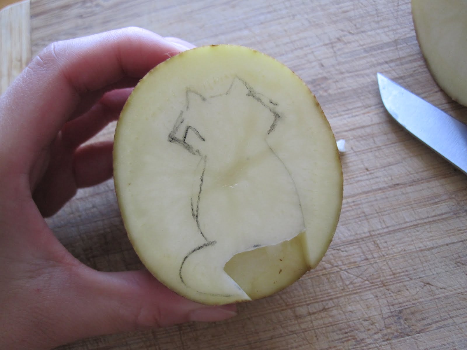 Cation Designs: Potato Printing Is Addicting!