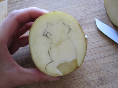 Cation Designs: Potato Printing Is Addicting!