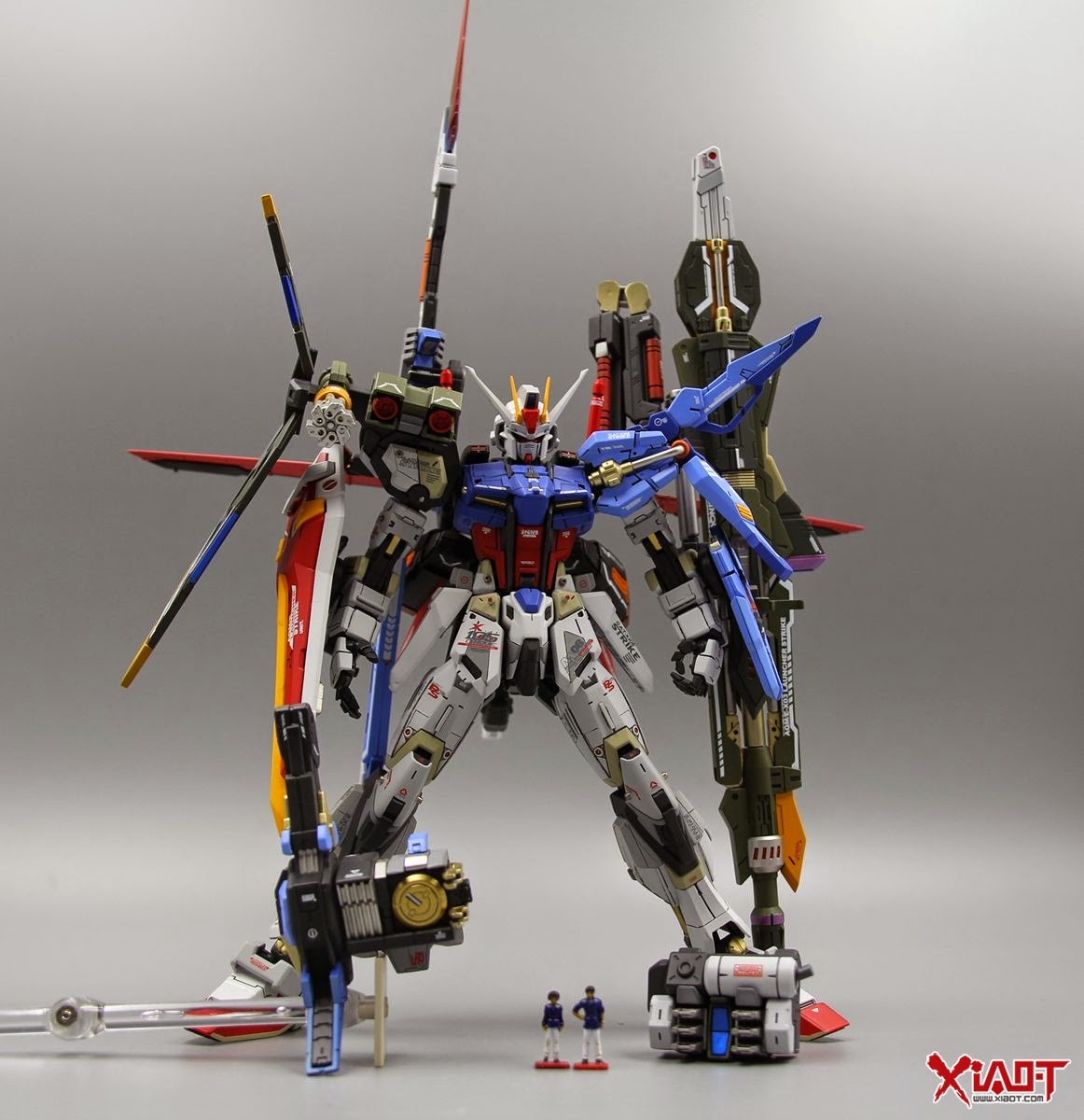 Custom Build: Bandai + DM 1/100 Perfect Strike Gundam "Detailed ...