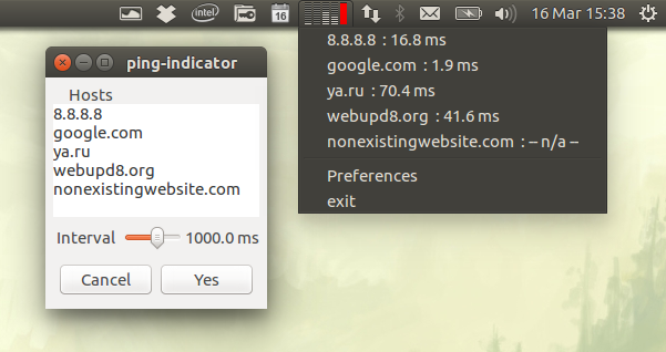 Ping Indicator Is A Nice Link Monitor Applet Replacement ~ Web Upd8: Ubuntu / Linux blog