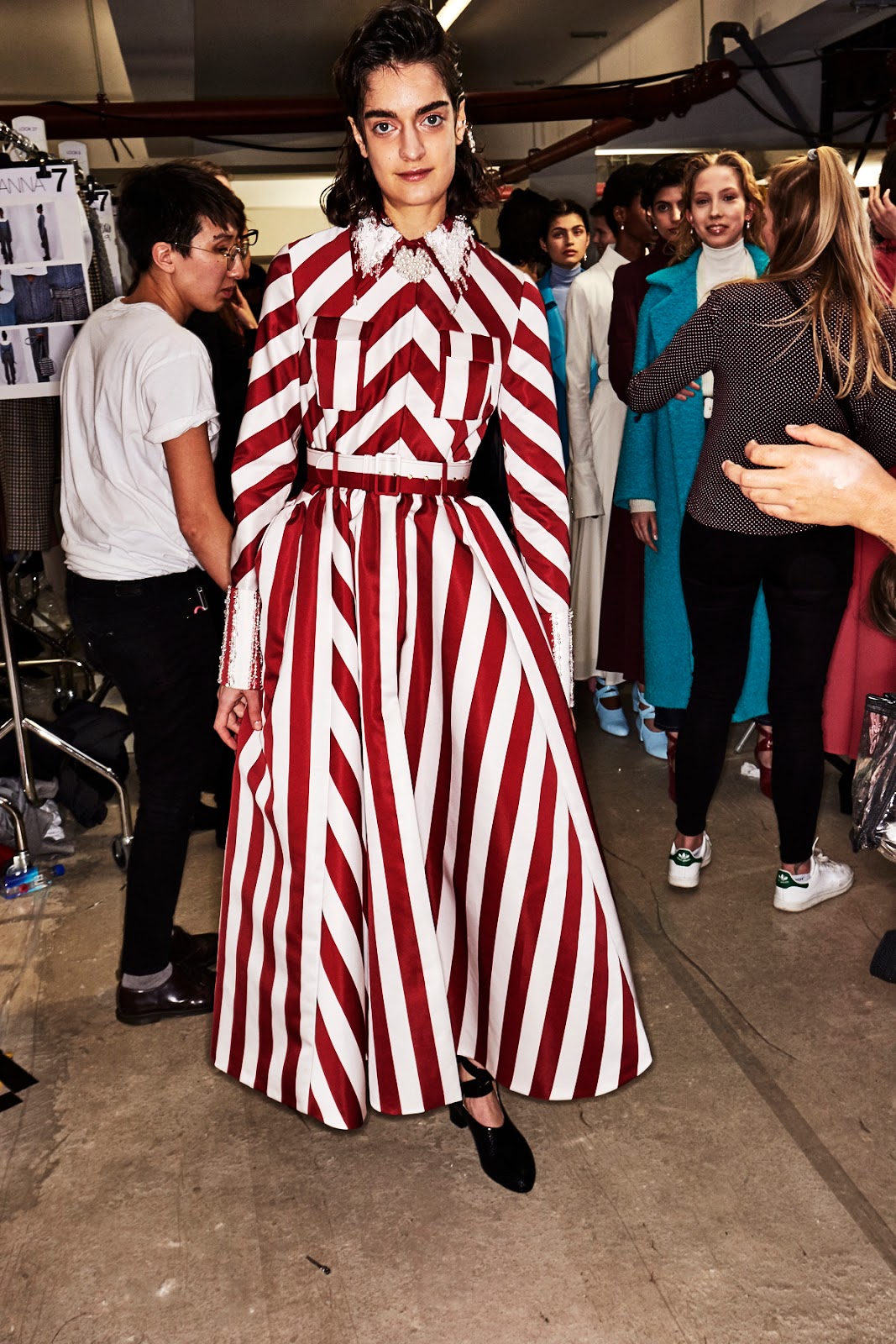 Emilia Wickstead AW18 Fashion Show London Backstage. London Fashion ...
