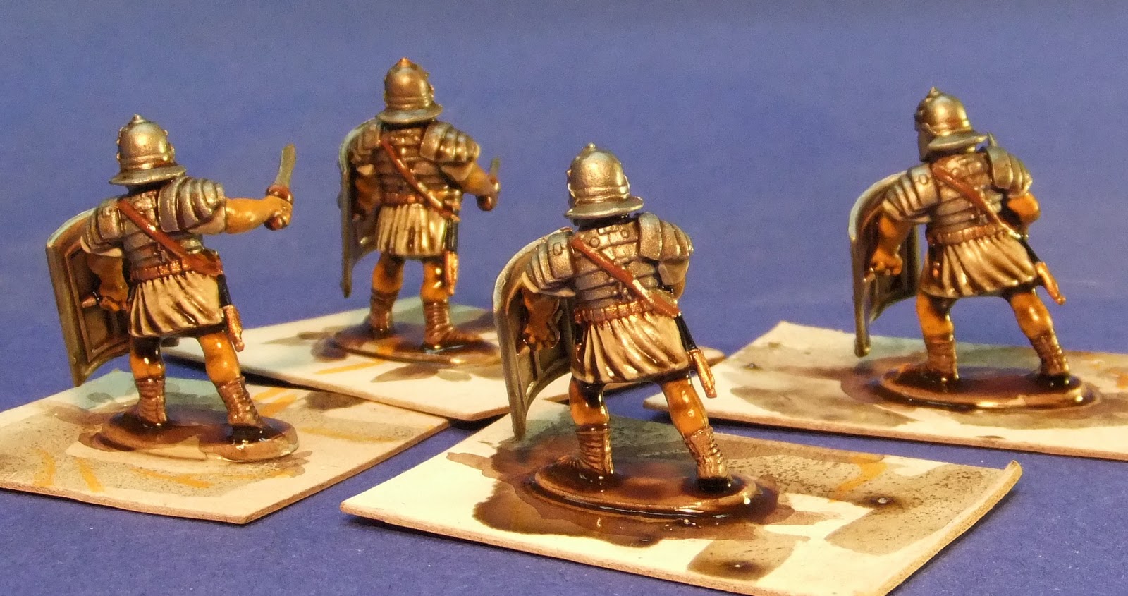 Rabbits In My Basement: Painting Warlord's Plastic Roman Legionaries